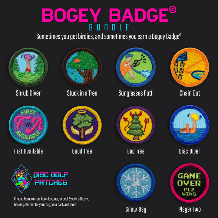 Disc Golf Patches | High-Quality Embroidered Disc Golf Patches