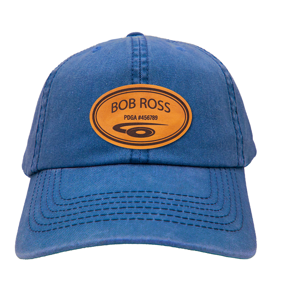 Custom Leather Disc Golf Player Patches | Disc Golf Patches